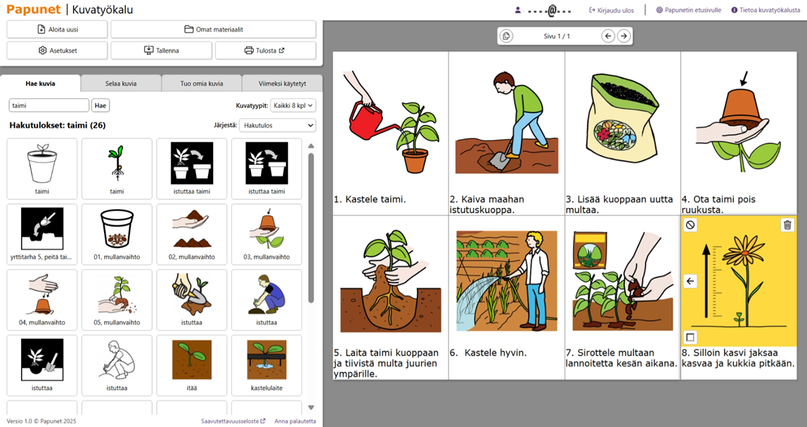 Kuvatyökalu - Papunet